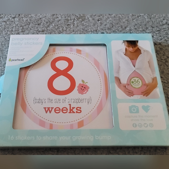 Pearhead | Accessories | Pearheadpregnancybellystickers Baby Shower ...